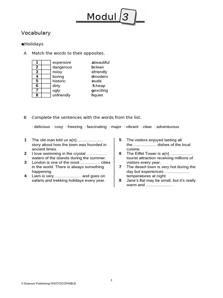 OnScreen-B2-Module-3 | PDF