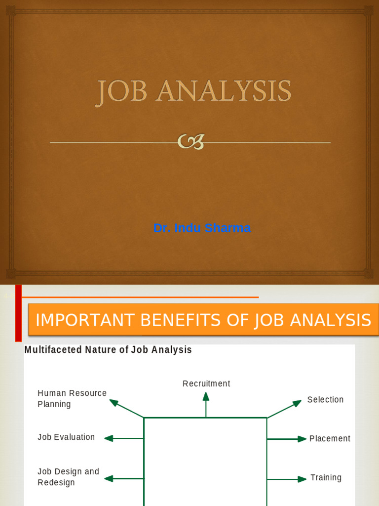 Module 3 JOB ANALYISIS Class | PDF | Human Resource Management | Performance Appraisal