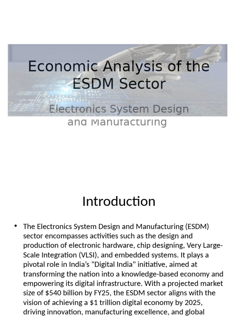 Economic Analysis ESDM Sector | PDF | Economies | Gross Domestic Product