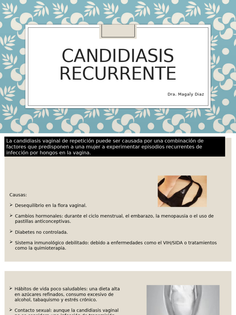 Candidiasis Recurrente | PDF | Candidiasis | Medicina CLINICA