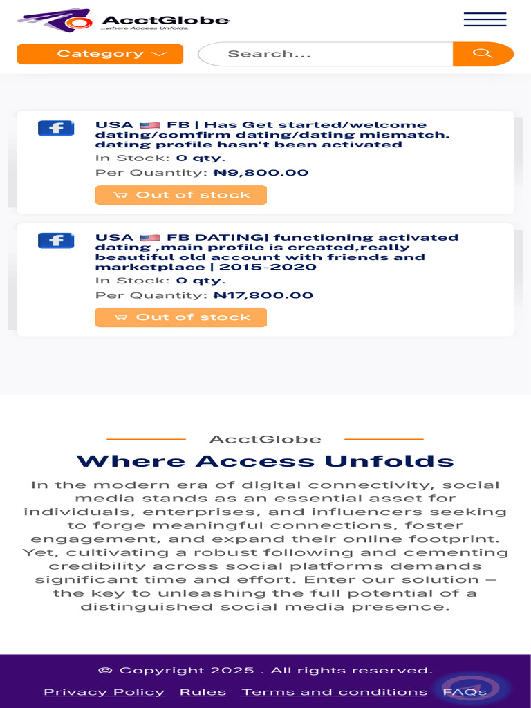 AcctGlobe - FACEBOOK DATING | PDF