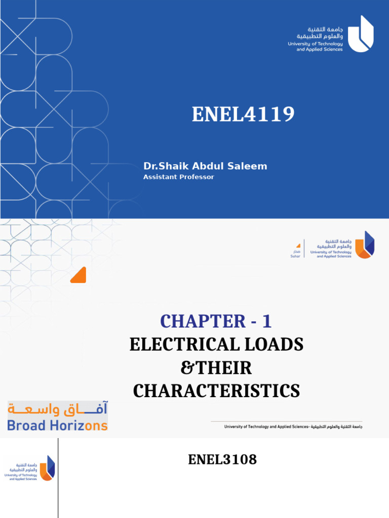 Chapter-1 Electrical Loads and their Characteristics (1)-1 | PDF | Demand | Electricity