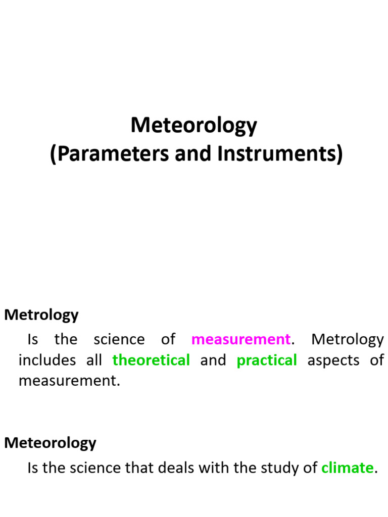 Lab 1 Meterology | PDF | Atmosphere | Atmosphere Of Earth