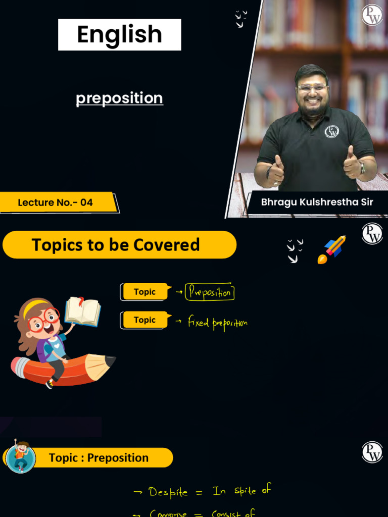 Preposition 04 _ Class Notes | PDF