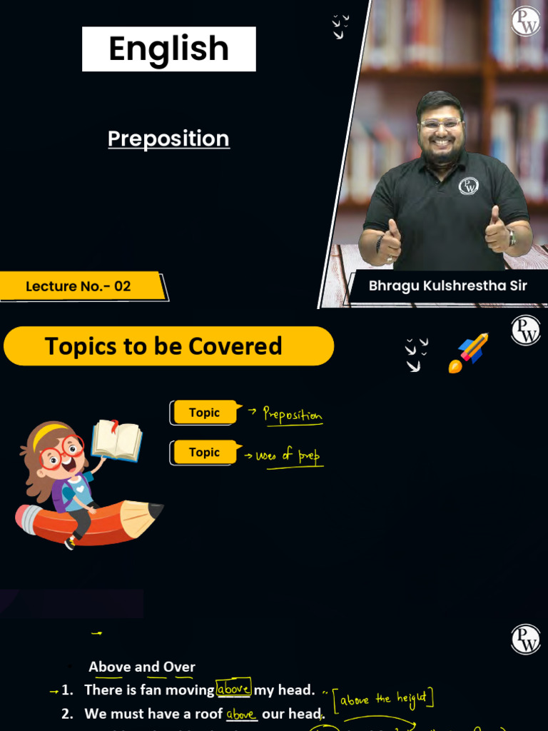 Preposition 02 _ Class Notes | PDF | Semantic Units | Linguistics