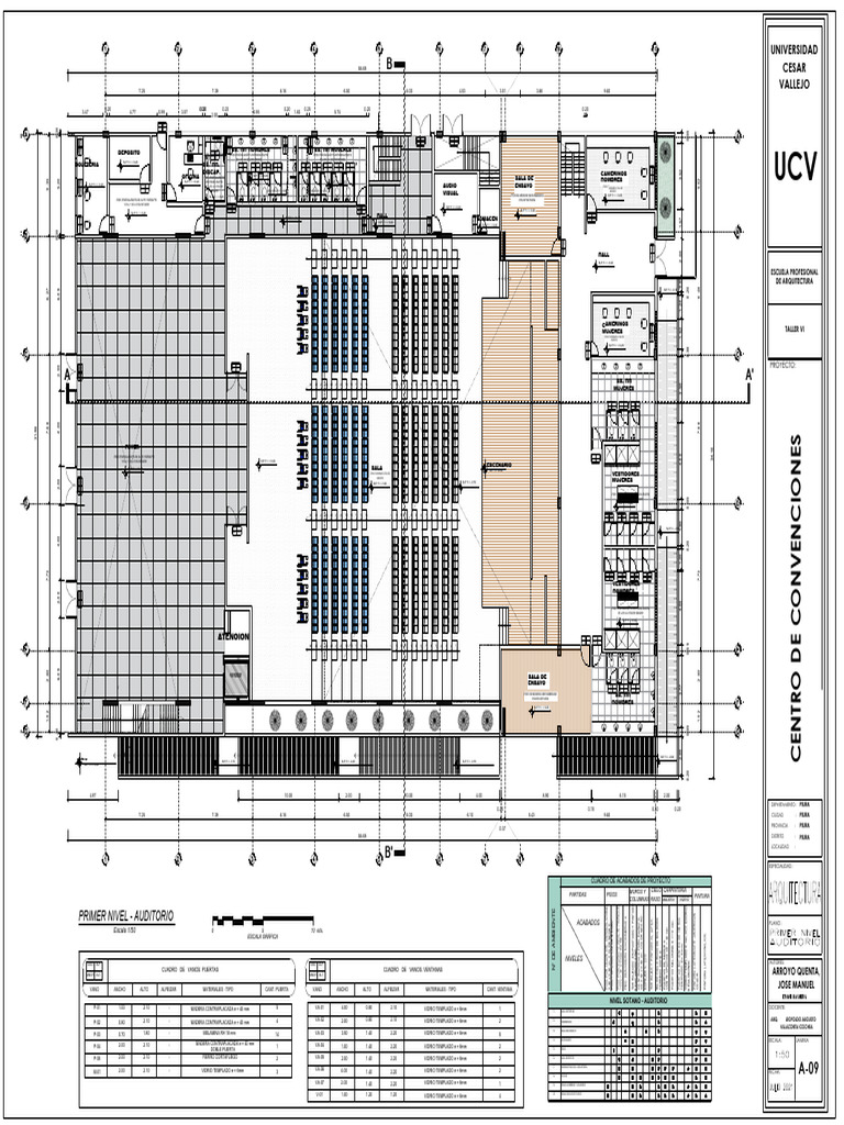 10 - A09 - Primer Nivel - Auditorio | PDF