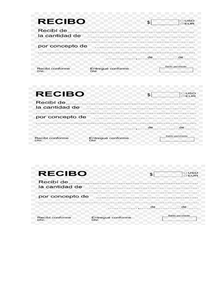 Recibo S | PDF