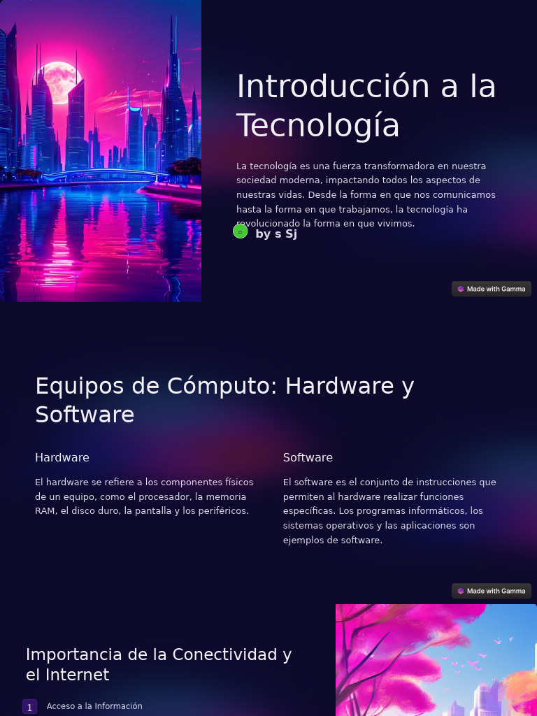 Introduccion A La Tecnologia | PDF | Internet de las Cosas | Hardware de la computadora
