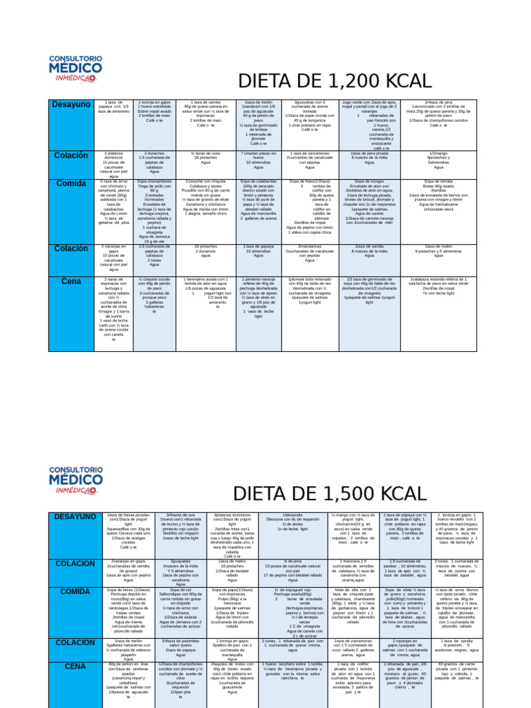 Planes Alimenticios | PDF | ensalada | Sopa