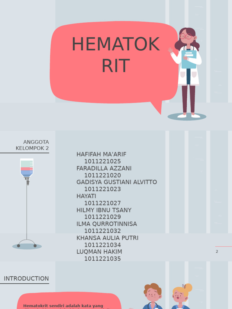 KEL 2 HEMATOLOGI_HEMATOKRIT_2A_2023 | PDF