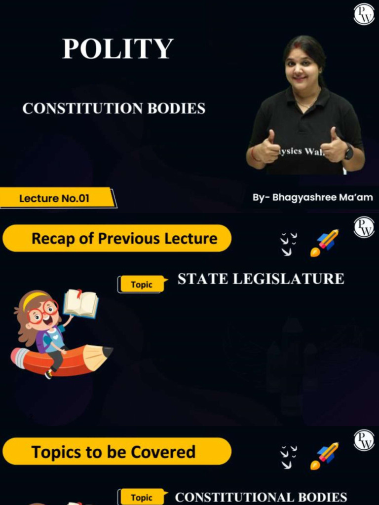 Constitutional Bodies 01_ Class Notes | PDF