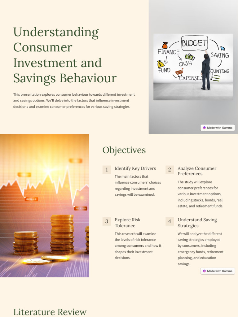 Understanding Consumer Investment and Savings Behaviour | PDF ...