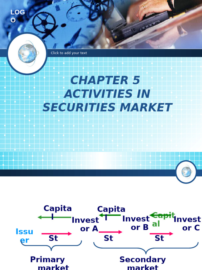 Securities Market Activities Overview | PDF | Order (Exchange ...