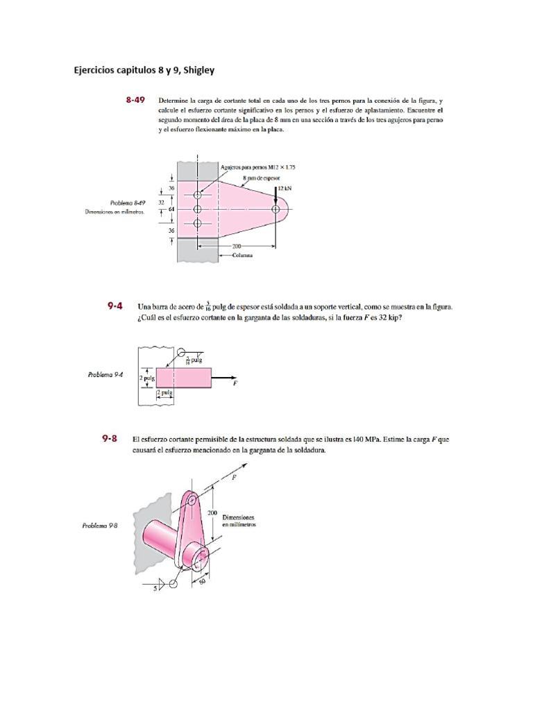 Ejercicio para Clase Cap 8 y 9 | PDF