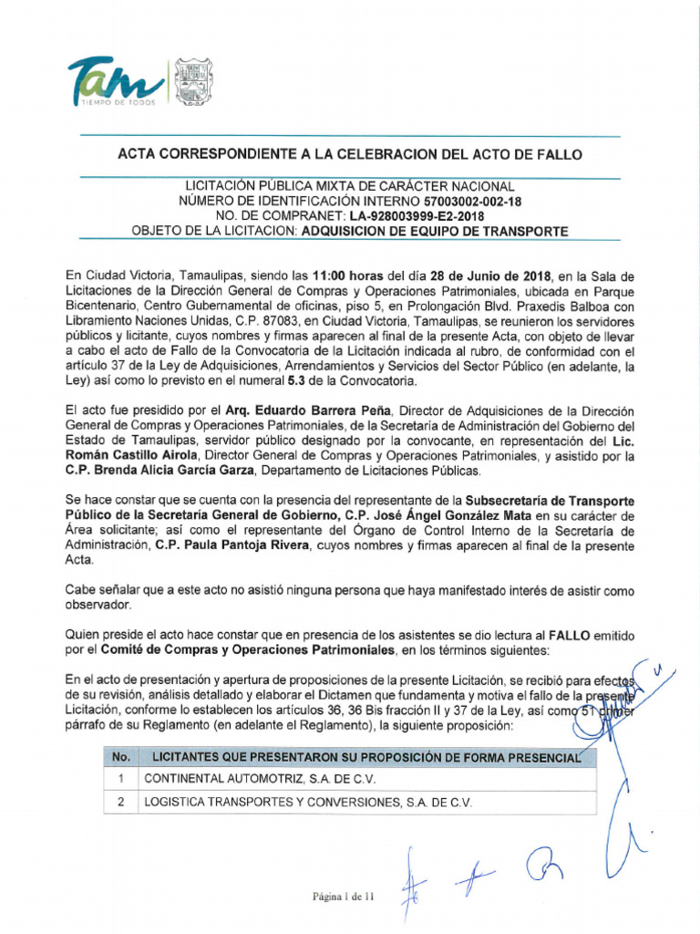 Acta de Fallo | PDF