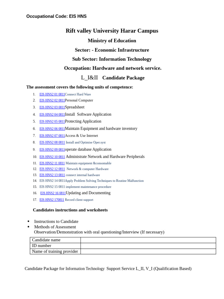 candidate package for HNS level I&II | PDF | Databases | Microsoft Excel