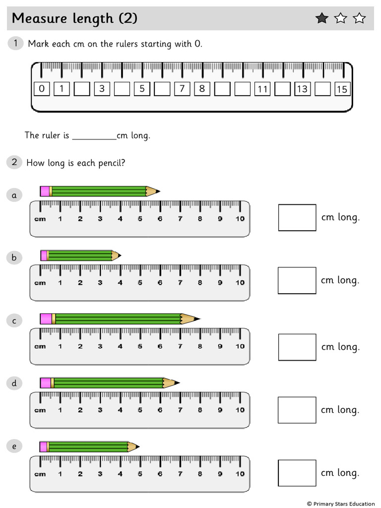 Lesson 4 - Measuring With A Ruler | PDF