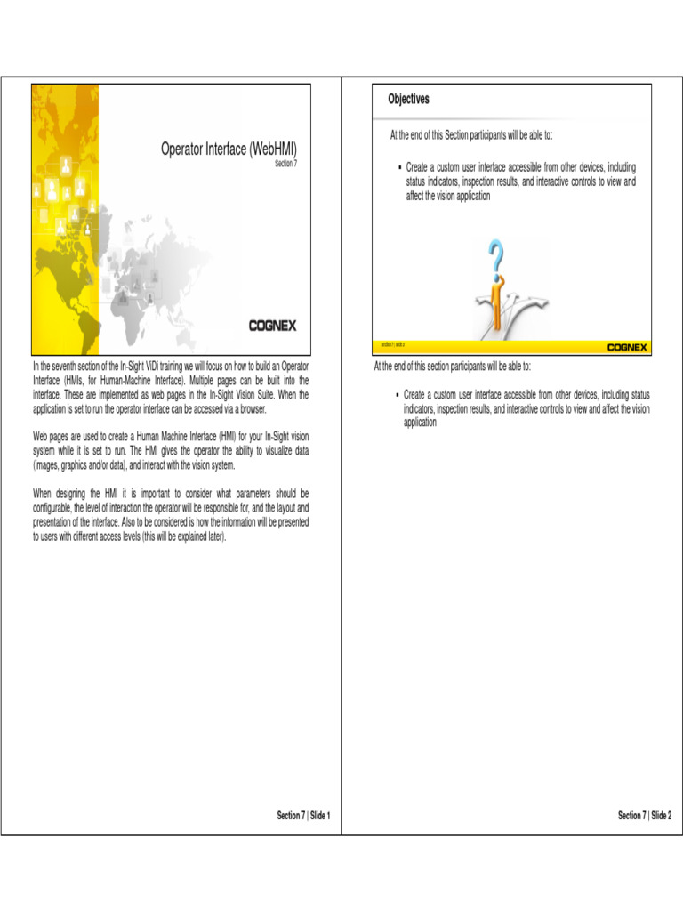 Web Hmi Operatorinterface Pdf User Interface Button Computing