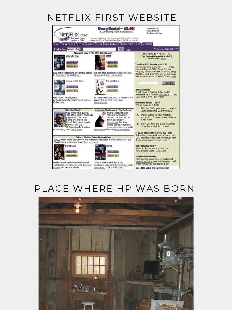 Netflix First Website | PDF