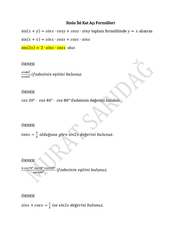 4 Trigonometri-1 | PDF