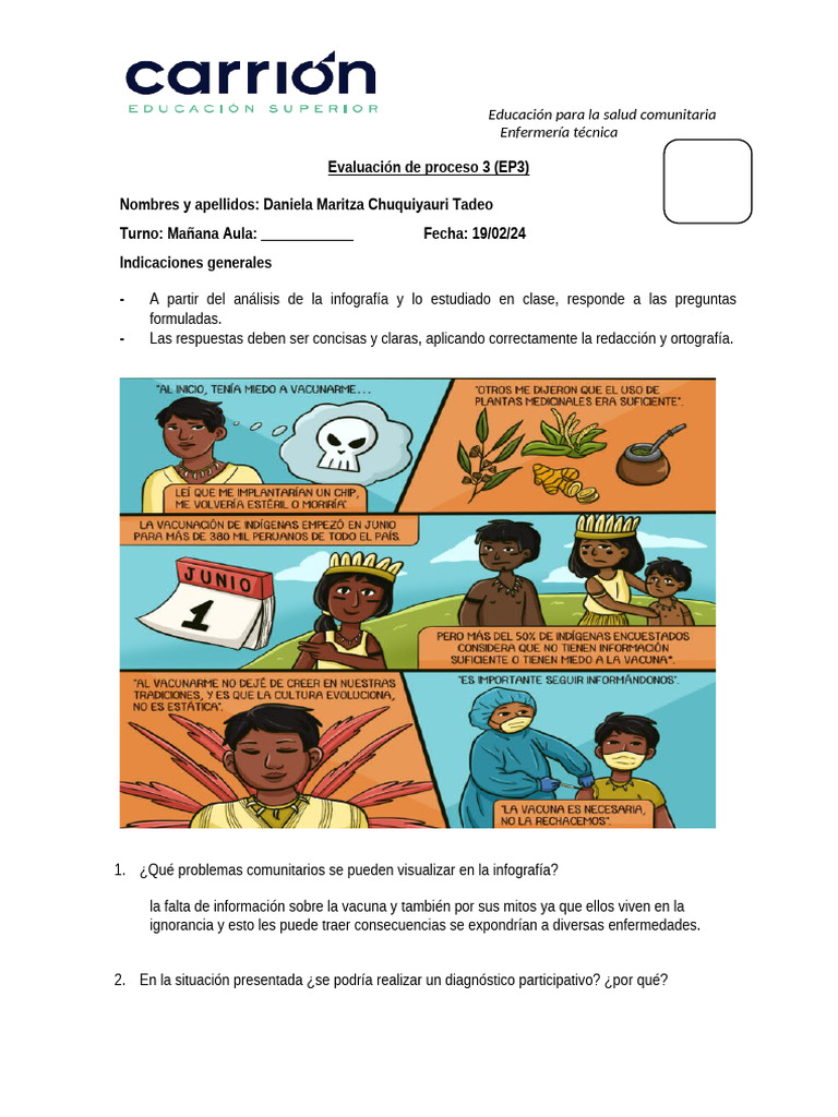 EP3 ENF I ESC 1 Peeee | PDF | Infografia | Enfermería