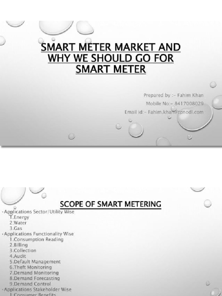Smart Metering and Demand-Side Management | PDF