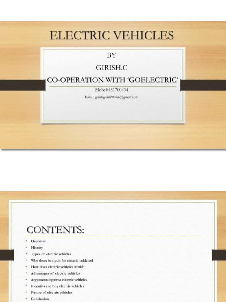 Advanced Electric Vehicle Technology | PDF