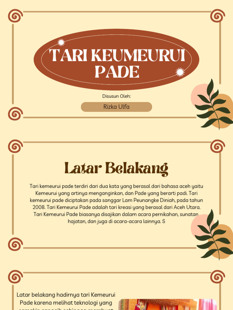 Makna Tari Kemeurui Pade Aceh | PDF