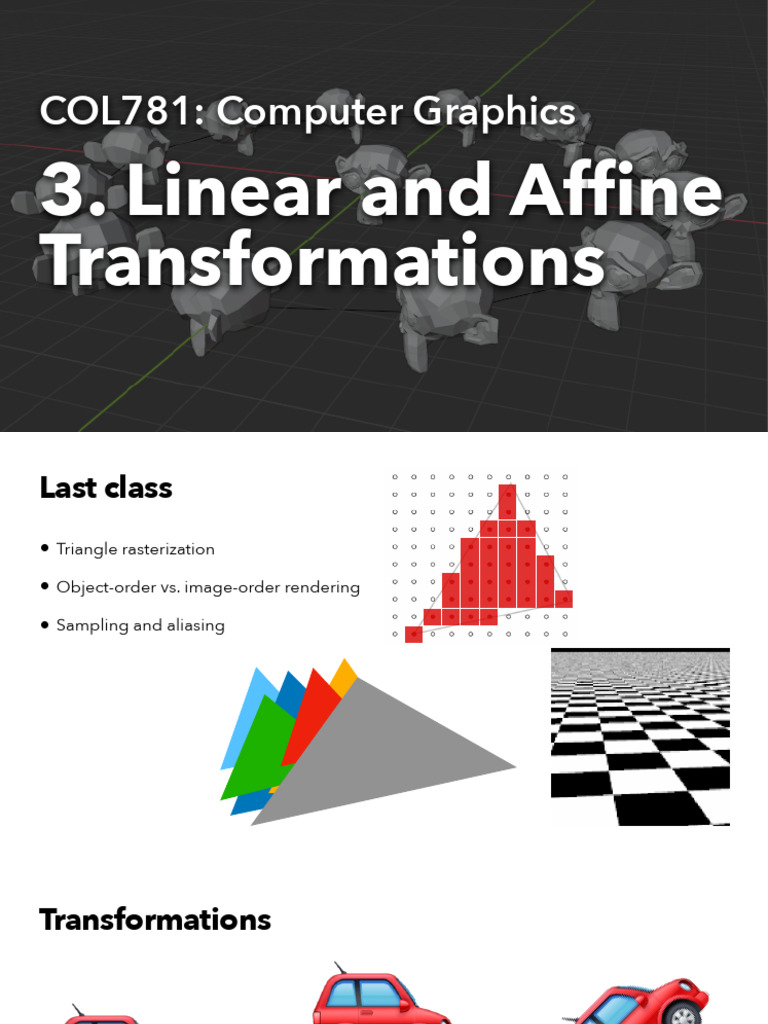 03 Transformations Pdf Linear Algebra Linear Map