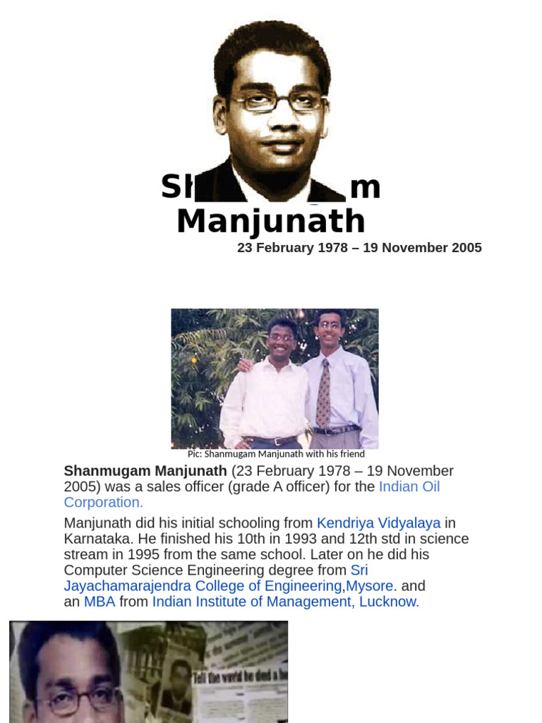 Shanmugam Manjunath | PDF