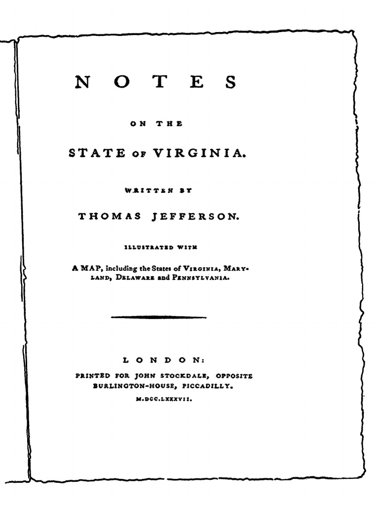 Notes On The State of Virginia | PDF | Horses | Elephant