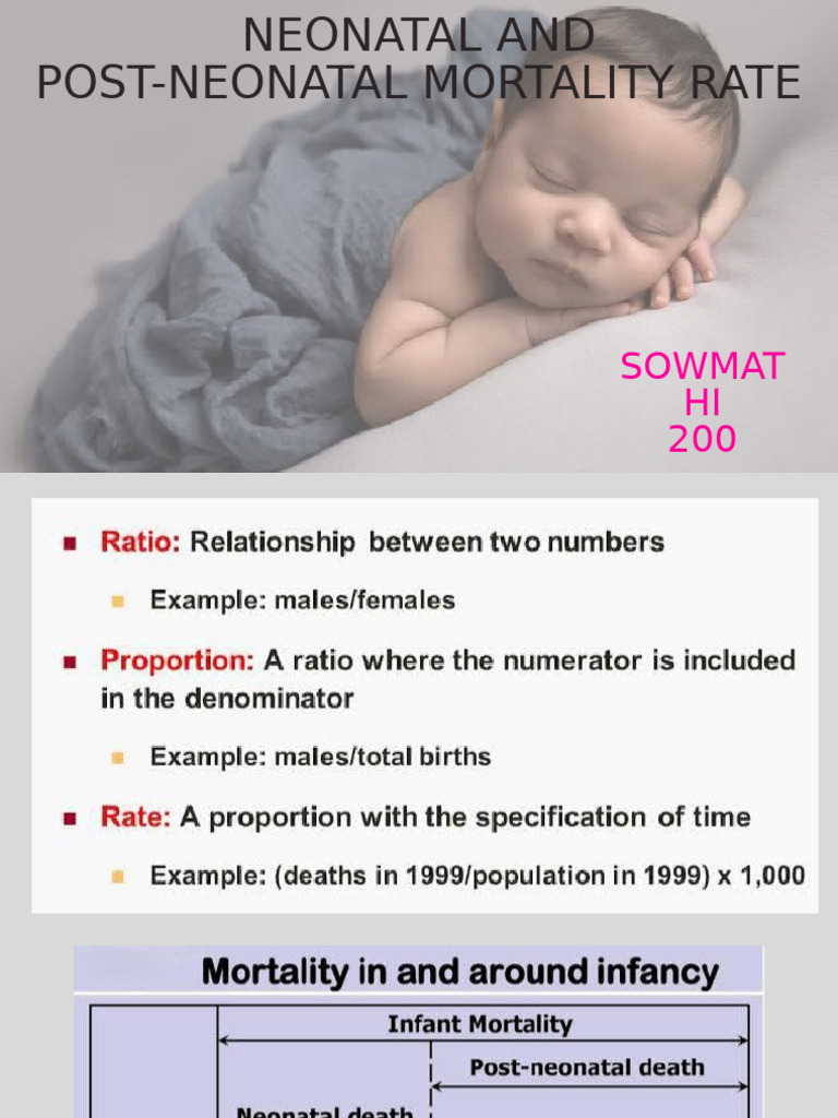 Neonatal & Post-Neonatal Mortality Rate. | PDF