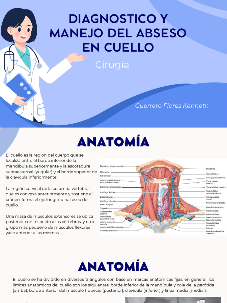 Cirugía y Manejo de Absceso en Cuello | PDF | Especialidades Medicas ...