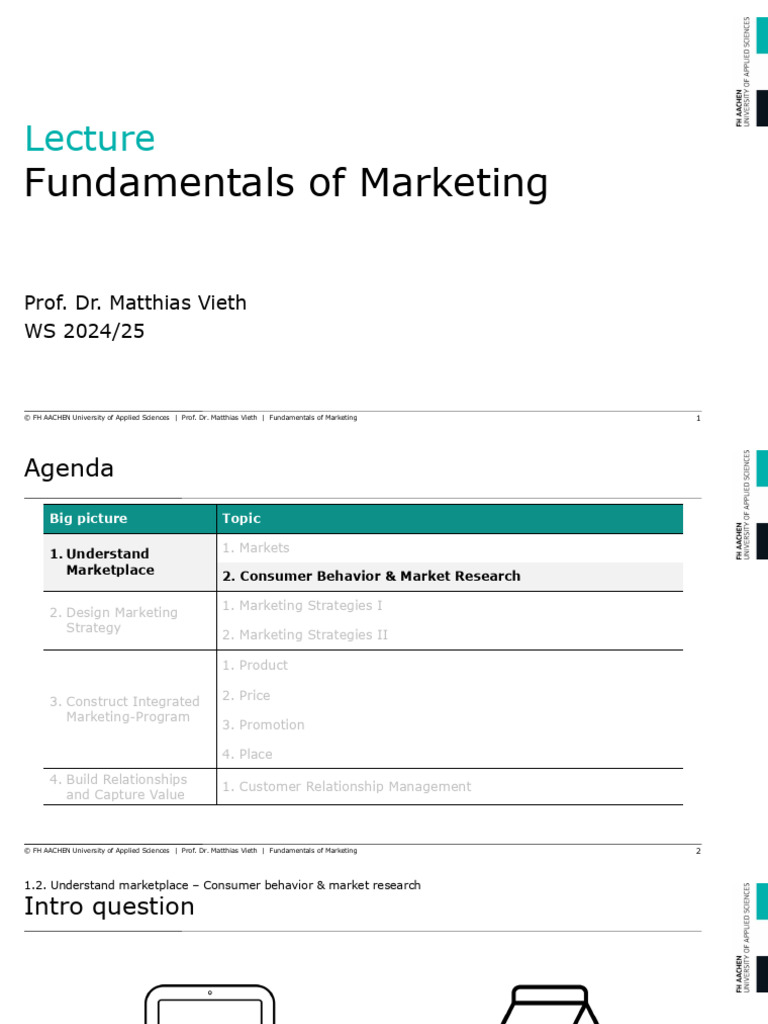 01 - 02 - FoM - Consumer Behavior - Market Research - Students | PDF ...