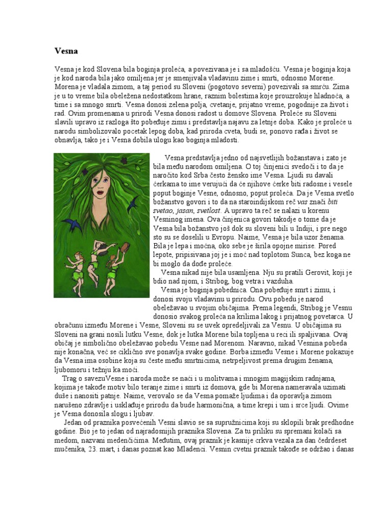 Vesna - Prolece | PDF