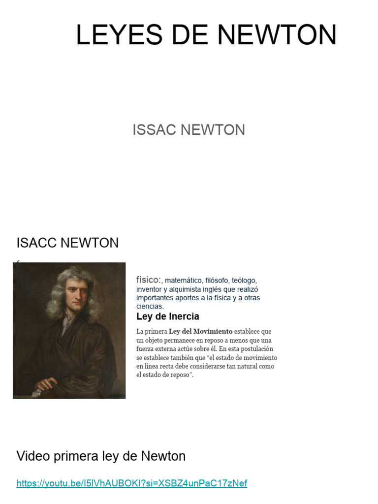 Presentación Sin Título | PDF | Fuerza | Las leyes del movimiento de Newton