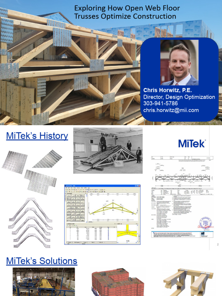 Open Web Floor Trusses Benefits | PDF | Truss | Framing (Construction)