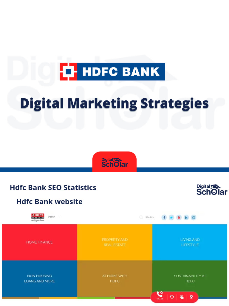 HDFC Digital Marketing Strategies and Case Study | PDF