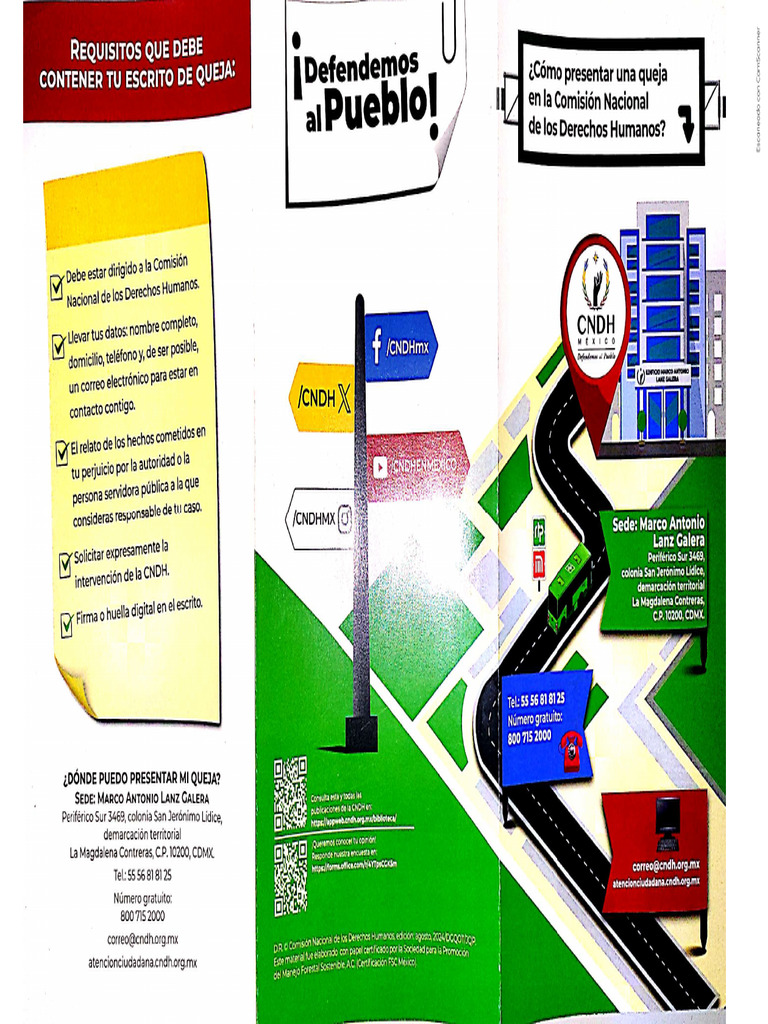 Tríptico CNDH | PDF