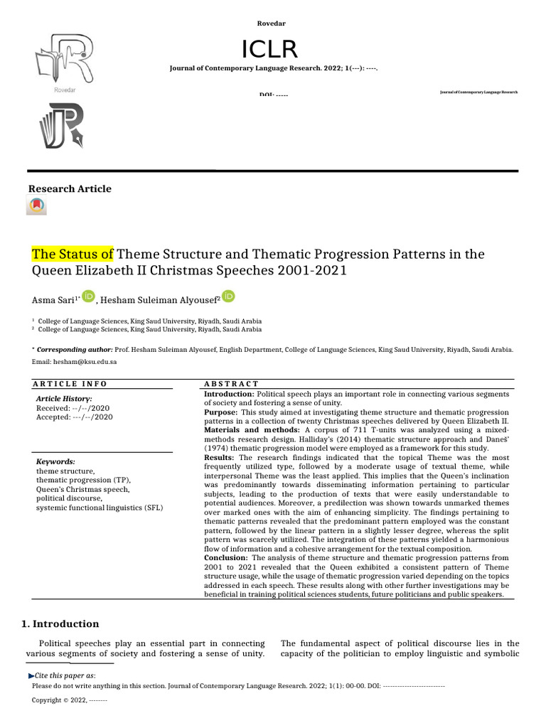 Revised Manuscript (AutoRecovered) | PDF | Clause | Linguistics