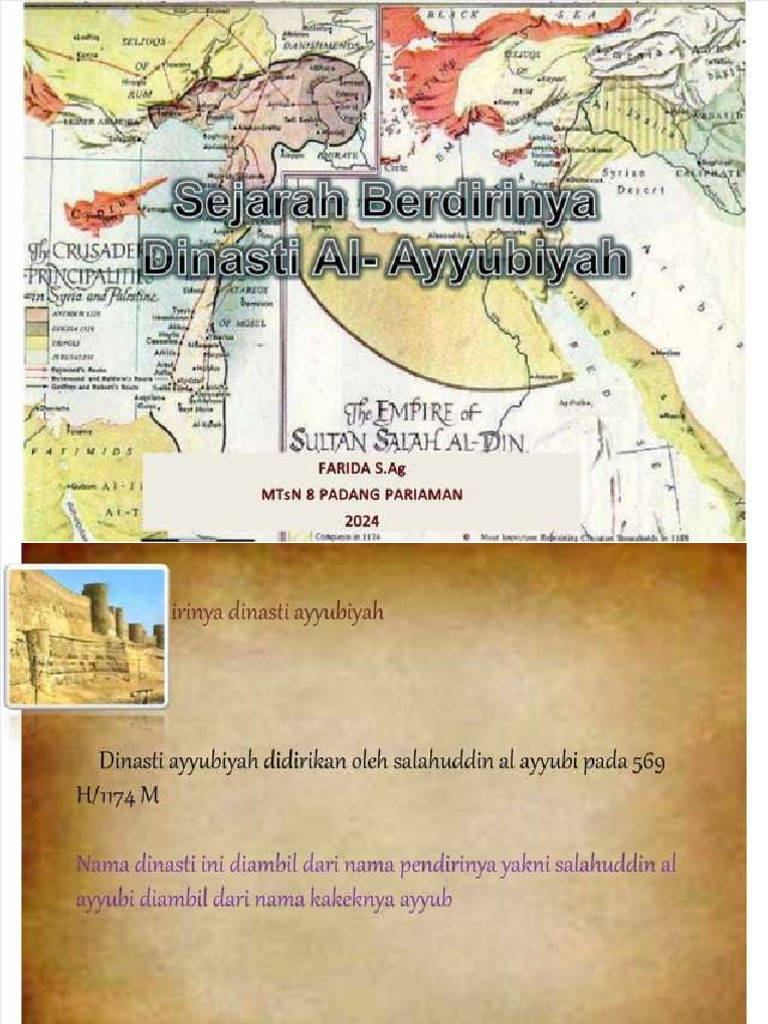 Sejarah Berdirinya Dinasti Ayyubiyah | PDF