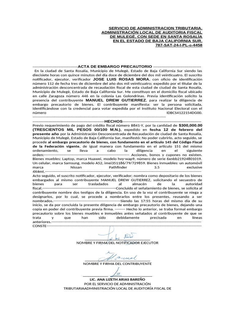 EMBARGO-PRECAUTORIO | PDF | Gobierno