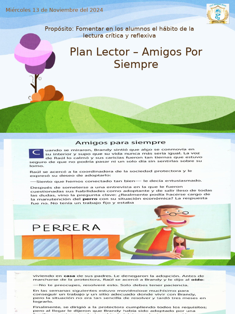 Plan Lector - Amigos Por Siempre | PDF