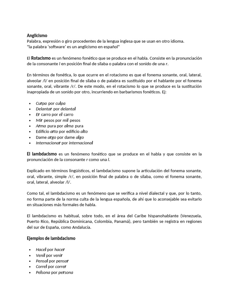 Chuitismo y fonetización en español | PDF | Lengua española | Fonética