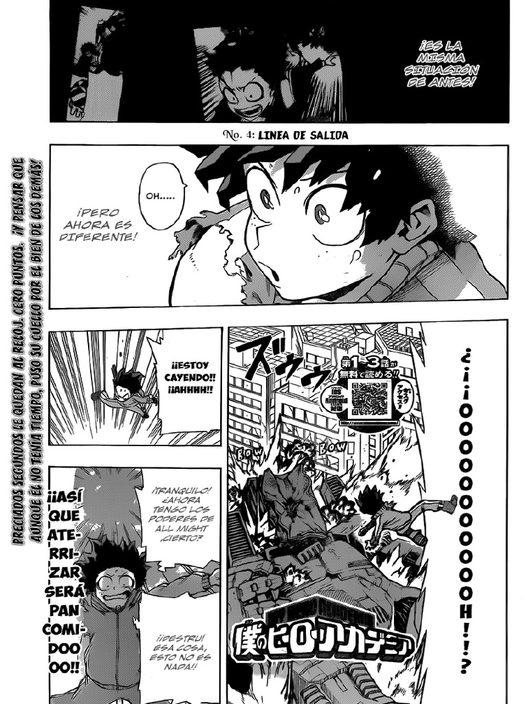 Línea de Salida (Capítulo) - Kohei Horikoshi | PDF