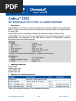 Ardrox® 6025A MULTI-PURPOSE AIRCRAFT CLEANER TDS | PDF | Corrosion | Steel