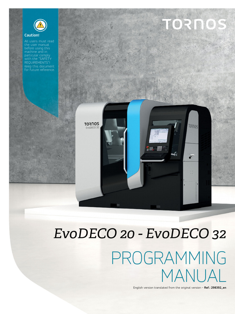 Programming Manual EvoDECO20 32 en | PDF | Mechanical Engineering