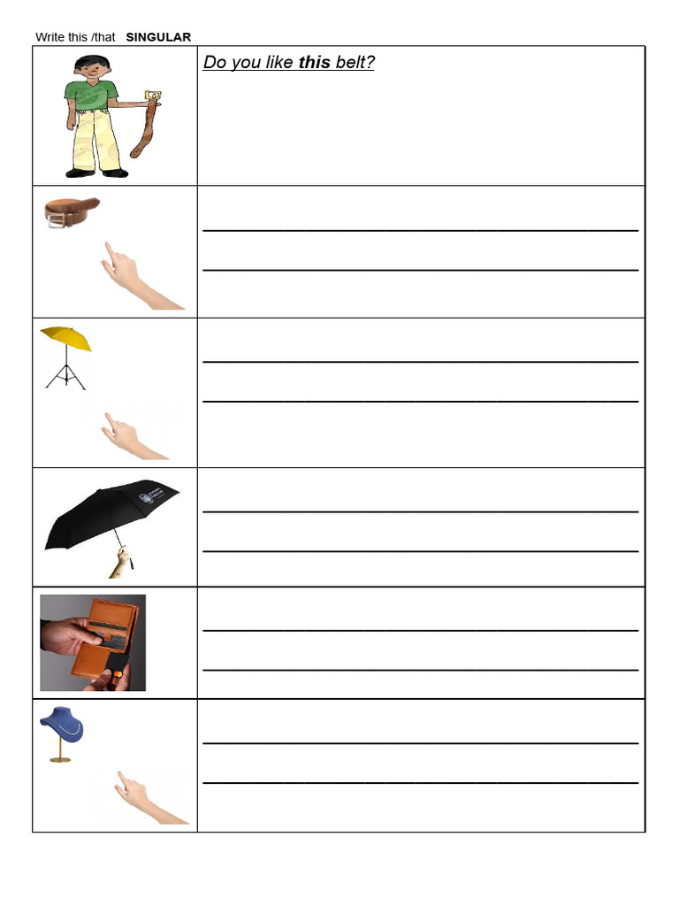 Grade 4 Do You Like - Unit 3 All About Us-1 This, That, These, Those | PDF