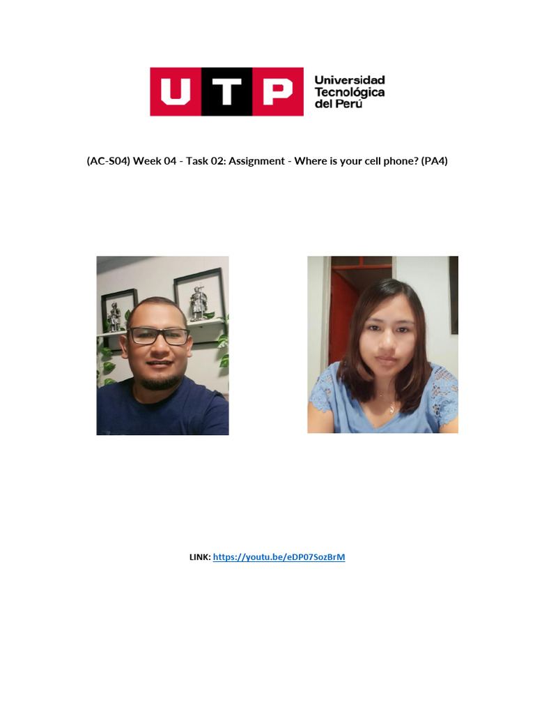 Week04_Task02 Where is your cell phone | PDF