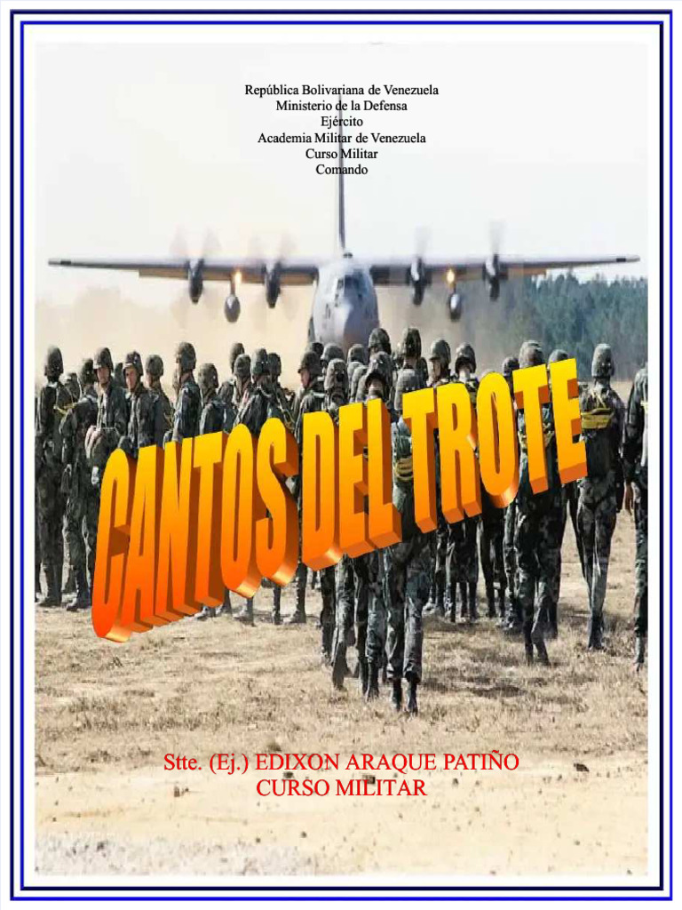 PDF Cantos Al Trote - Compress | PDF | Venezuela | Ciencia militar